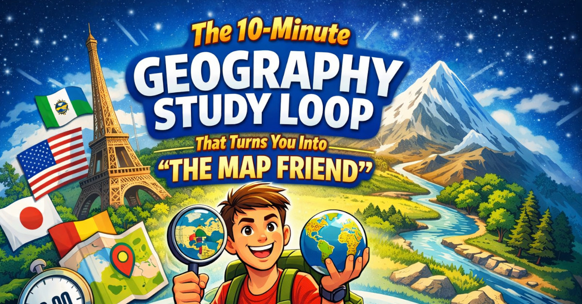 The 10-Minute Geography Study Loop That Turns You Into ‘The Map Friend ...