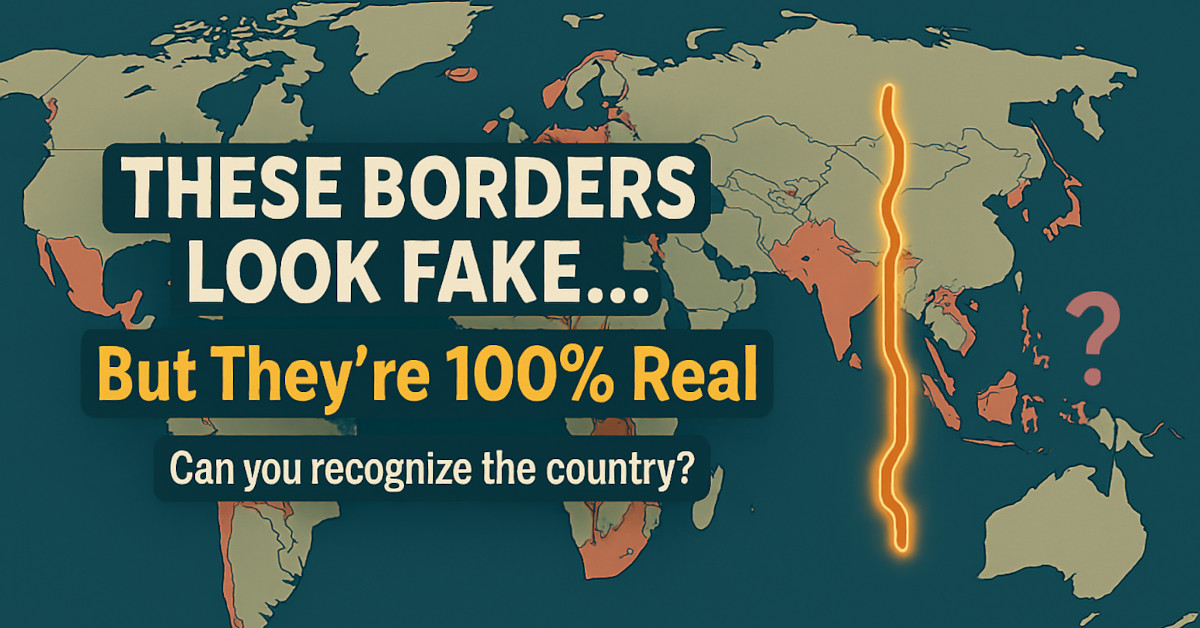 12 Country Borders That Look Fake but Are 100% Real | Geo Quizzer